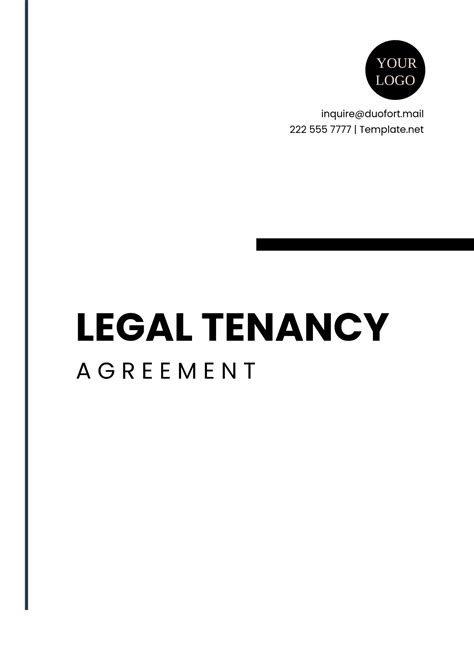Free Tenancy Agreement Template To Edit Online