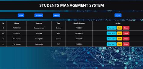 Github Isuru Priyankarastudents Management System Phpphp Crud