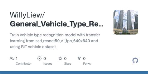 Github Willyliewgeneralvehicletyperecognition Train Vehicle Type Recognition Model With