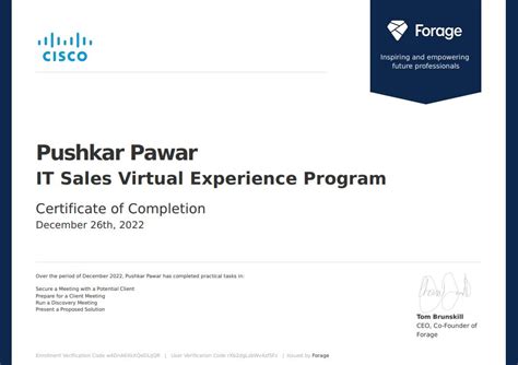 Pushkar Pawar On Linkedin Cisco It Virtual