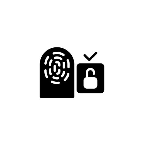 Finger Fingerprint Lock Icon 23900648 Vector Art At Vecteezy