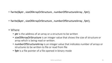 Unit 10 Files And File Handling In C Pptx