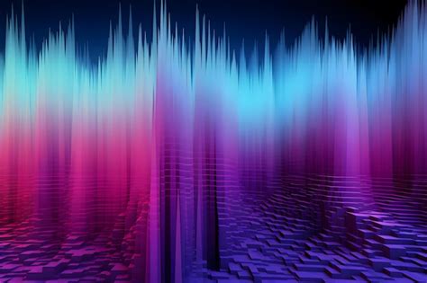 Premium Photo Abstract Background Of Spectrogram With Purple And