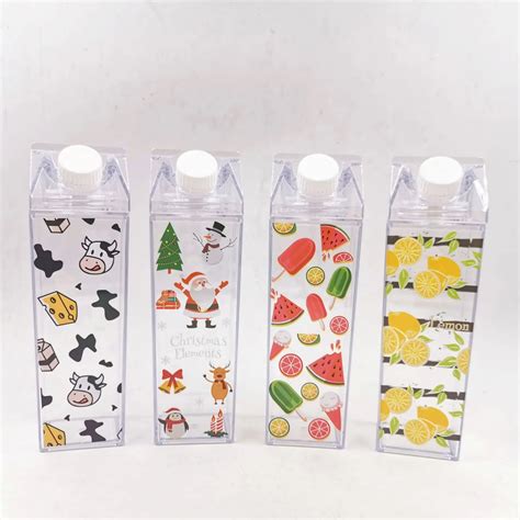 Plastic Milk Carton Cup