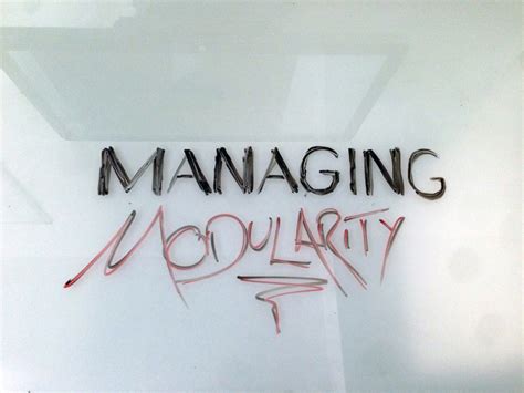 Managing Modularity Speaker Deck