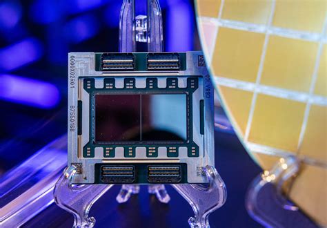 Ibm Telum Ii Dual Chip Module With Wafer 1 Servethehome