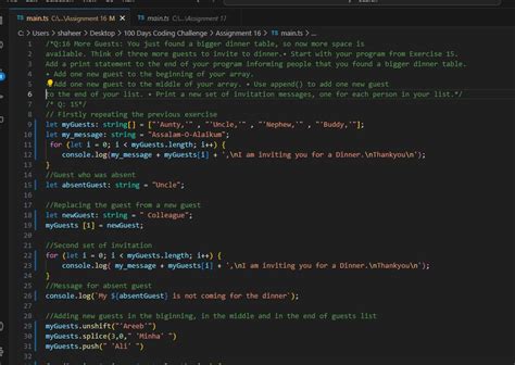 Bariqa Anwar On Linkedin 100daysofcode Codingchallenge Typescript Learningtocode Programming