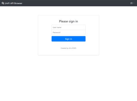 Github Art Of Wifiunifi Api Browser Tool To Browse Data Exposed By Ubiquitis Unifi
