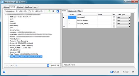 Submissions Exporting To Doforms Support