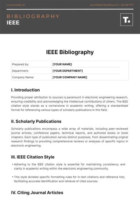 Free Bibliography Templates And Examples Edit Online And Download