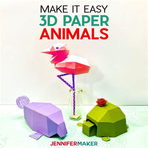Animales 3d Paper Projects