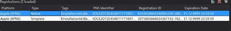 Azure Notification Hub What Are Registration Types Native And