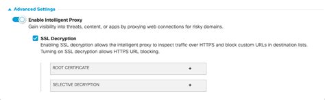 Enable SSL Decryption