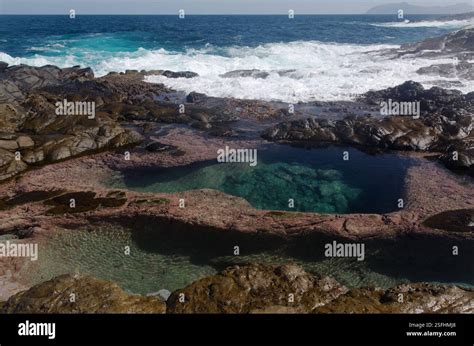 Gran Canaria North Coast Rockpools Around Puertillo De Banaderos Area