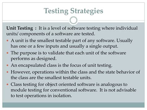 Object Oriented Testing Ppt