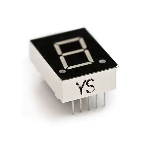 7 Segment Display Led Red Sparkfun Electronics