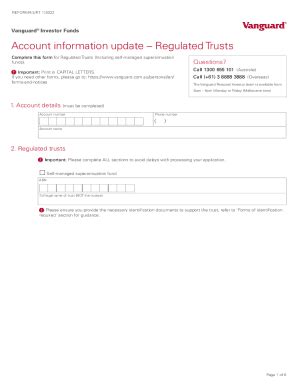 Fillable Online Customer Identification Form Australian Regulated Trusts Fax Email Print