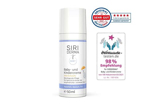 Baby- und Kindercreme: Neurodermitis Babycreme I SIRIDERMA