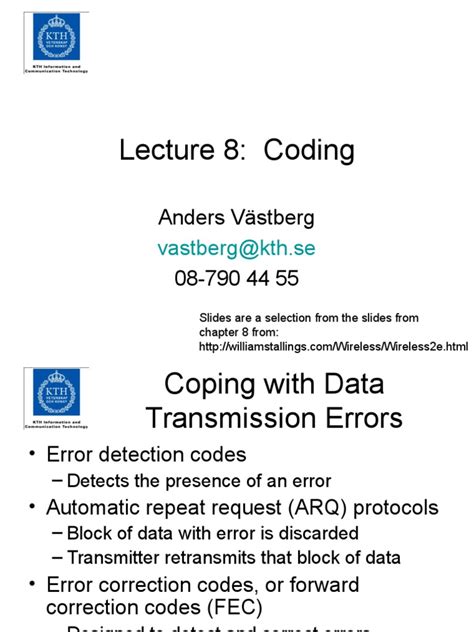 f8 error correcting codes pdf error detection and correction