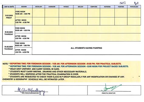 Schedule For Aissce Xii Practical Exam 2024 25 Set 1 Bhavans Gangabux Kanoria Vidyamandir