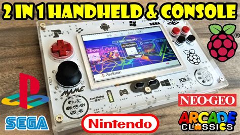 Raspberry Pi 3 Cm3 Open Source 2 In 1 Retro Handheld And Console Game Player 8 Bit Flashback