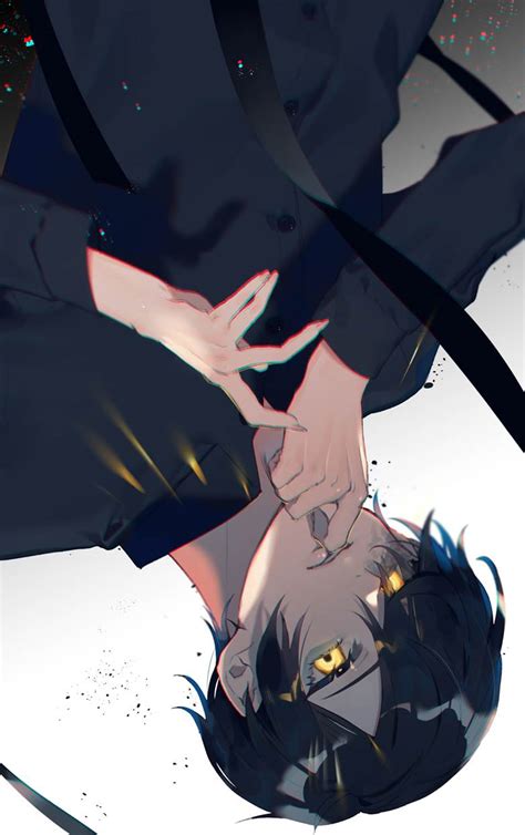 黑百合 插画师水视ずみ的男孩插画图片 BoBoPic