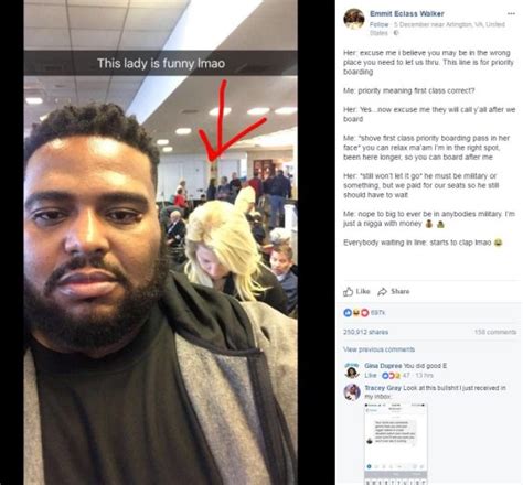 White Woman Didnt Believe Black Man Could Be In First Class Queue