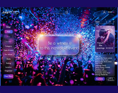 Event Ticketing Platform Main Page By Анна On Dribbble