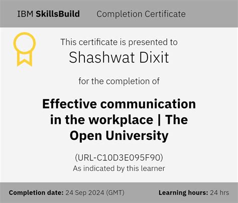 Shashwat Dixit On Linkedin Effectivecommunication Ibm Ibmskillbuild