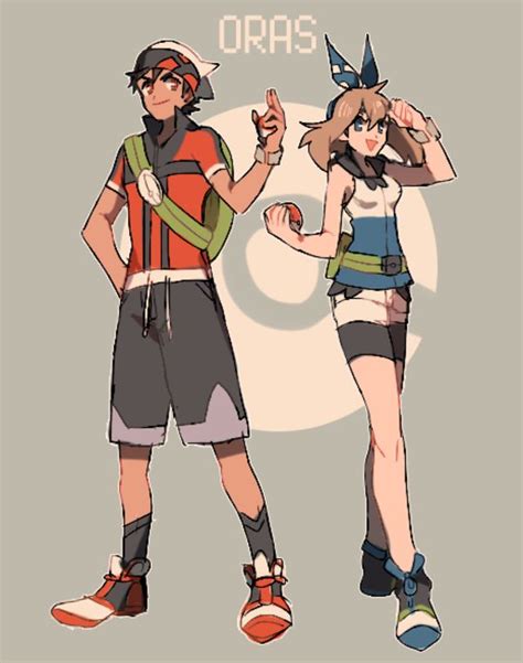 Brendan And May Pokémon Pokémon Ruby And Sapphire Pokémon Ruby