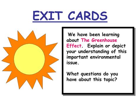 PPT EXIT CARDS PowerPoint Presentation Free Download ID 241066
