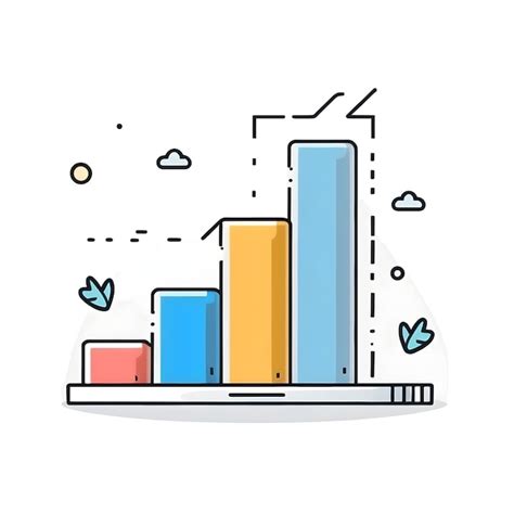 Premium Photo Bar Graph Icon Business Chart Data Visualization Graph