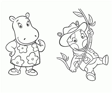Backyardigans Uniqua Coloring Pages Backyardigans Uniqua Coloring Pages