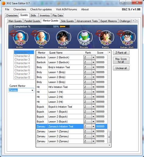 Xv2 Save Editor 0 8 0 1 Xenoverse Mods