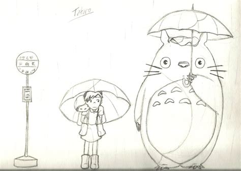 My Neighbor Totoro Drawing At Getdrawings Free Download