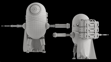 Scifi Robot Pipeline Flippednormals
