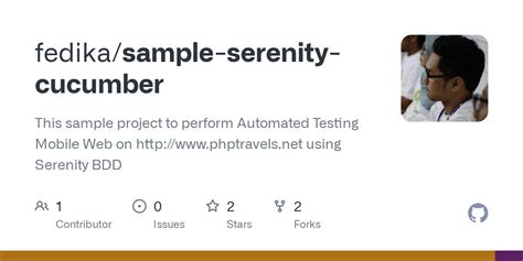 github fedika sample serenity cucumber this sample project to