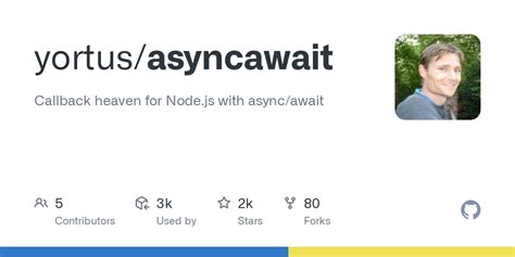 Github Yortusasyncawait Callback Heaven For Nodejs With Asyncawait