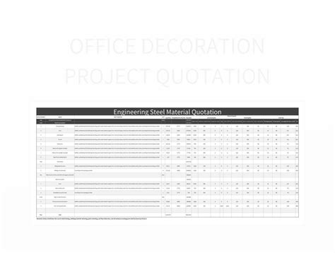 Free English Quotation Templates For Google Sheets And Microsoft Excel Slidesdocs