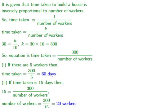 GCSE Guide To Inversely Proportional Equations Key Question