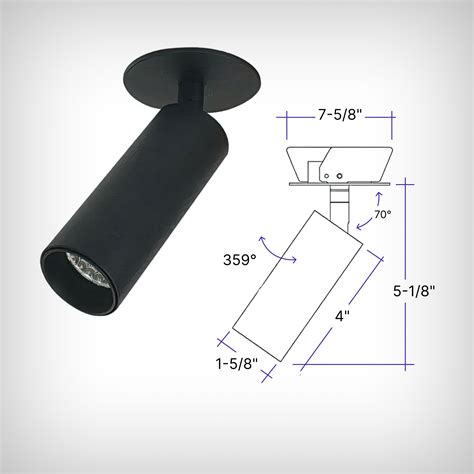 Monopoint Ceiling Led Light With 1 Inch Adjustable Feature Led Lights