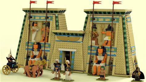 浓浓异域风情的埃及LEGO IDEAS作品古埃及神庙 哔哩哔哩