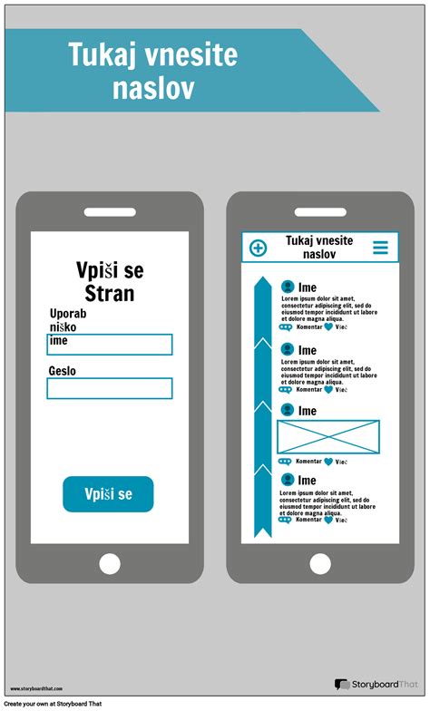 Mobile Wireframe 2 Storyboard Par Sl Examples