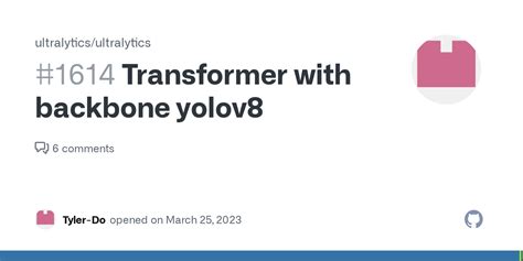 Transformer With Backbone Yolov8 · Issue 1614 · Ultralytics