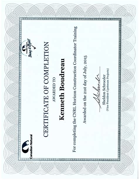 Coordinator Certificate Pdf