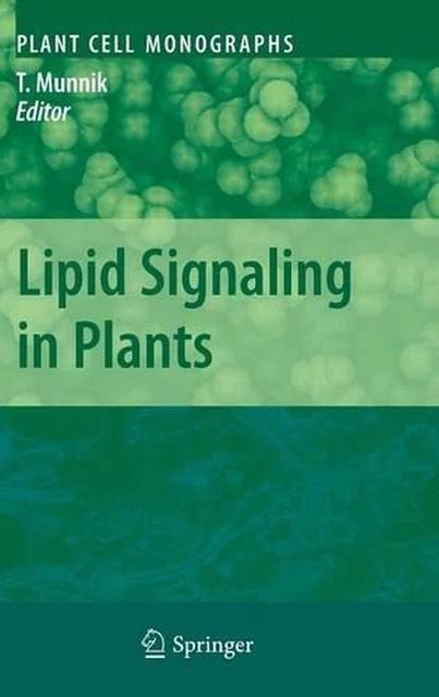 Lipid Signaling In Plants By Teun Munnik English Hardcover Book Eur 201 72 Picclick Fr
