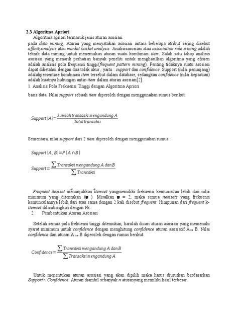 Algoritma Apriori 1 Pdf