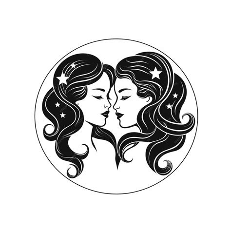 Premium Ai Image A Black And White Drawing Of Two Women Kissing Each