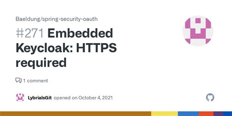 Embedded Keycloak HTTPS Required Issue 271 Baeldung Spring