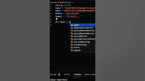 What Python Is Soo Easy Python Shortcut Tricks Password Generator Using In Just 30